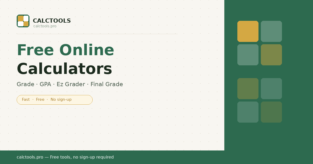 Attendance Calculator – How Many Classes Can I Miss? | CalcTools